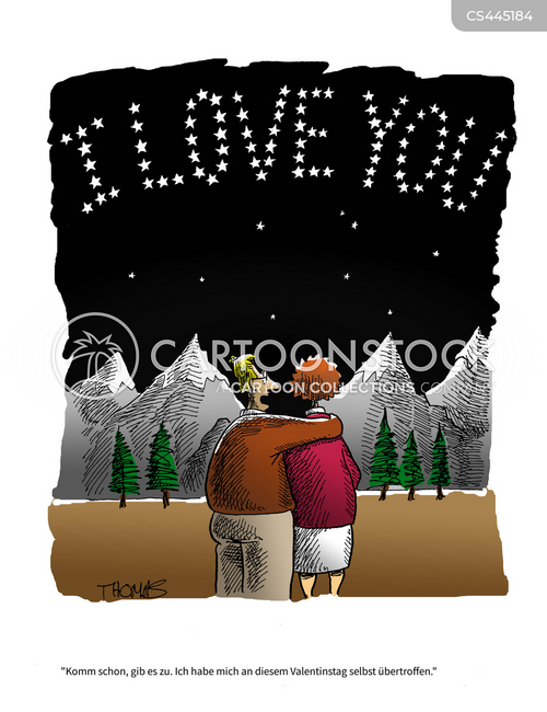 Cartoons und Karikaturen mit Valentinstag