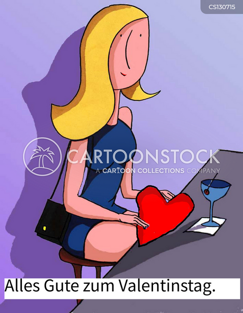 Cartoons und Karikaturen mit Valentinstag