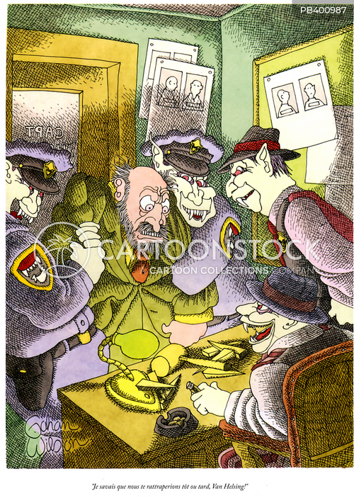 Dessins humoristique et caricaturés avec Mythe Des Vampires