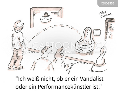 Cartoons und Karikaturen mit Vandal