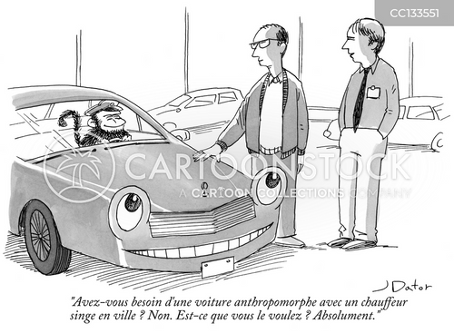 Dessins humoristique et caricaturés avec Passionné De Voiture