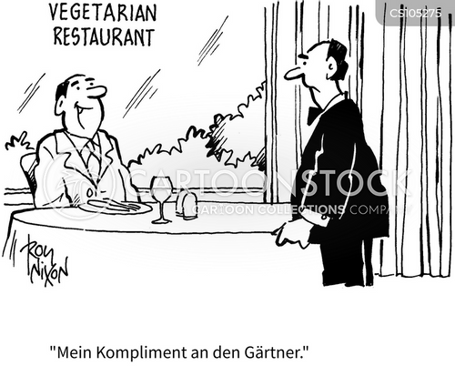 Cartoons und Karikaturen mit Komplimente