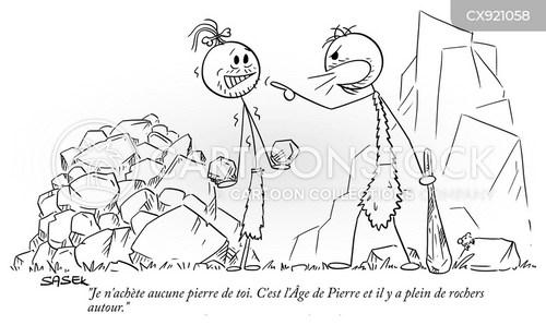 Dessins humoristique et caricaturés avec Processus De Vente