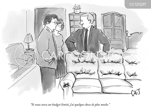 Dessins humoristique et caricaturés avec Meubles Étranges