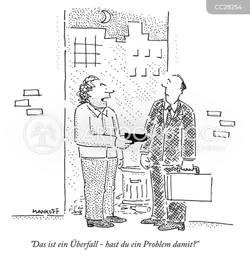 Cartoons und Karikaturen mit Autorität Herausfordern