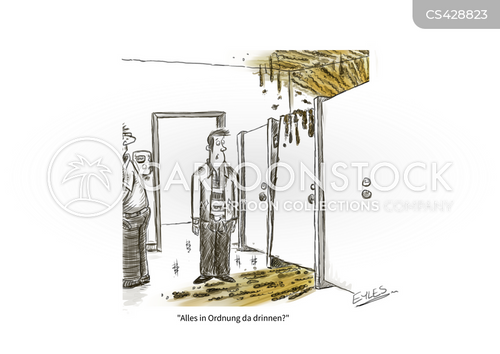 Cartoons und Karikaturen mit Durchfall