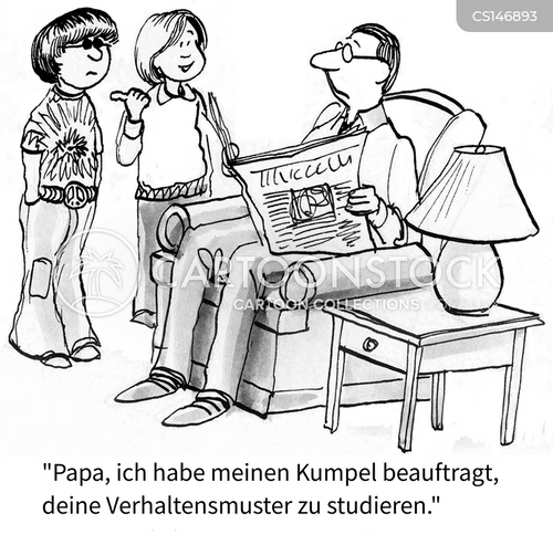 Cartoons und Karikaturen mit Verhalten