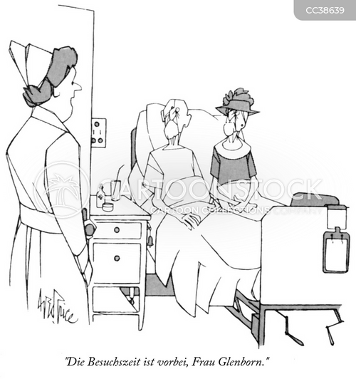 Cartoons und Karikaturen mit Pfleger