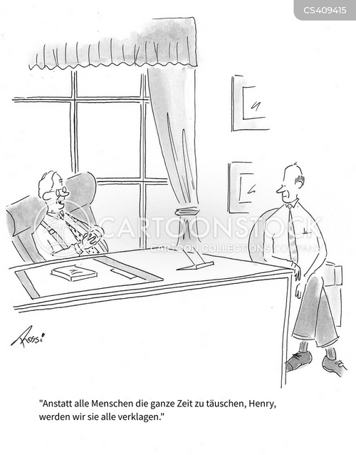 Cartoons und Karikaturen mit Menschen