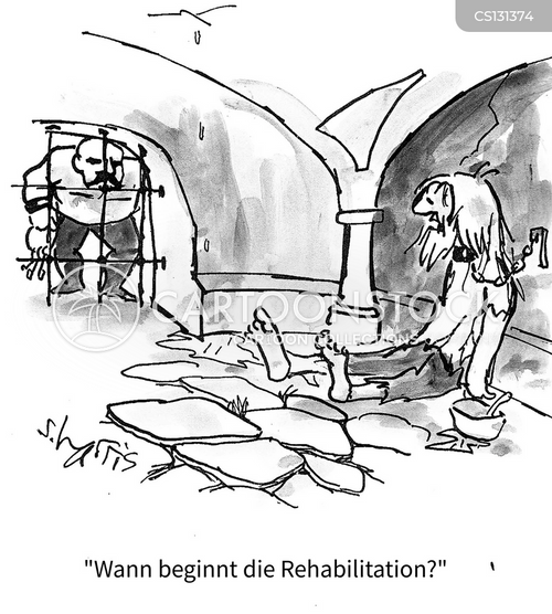 Cartoons und Karikaturen mit Reha