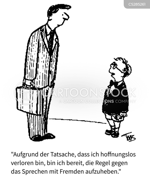 Cartoons und Karikaturen mit Verlorene Kinder