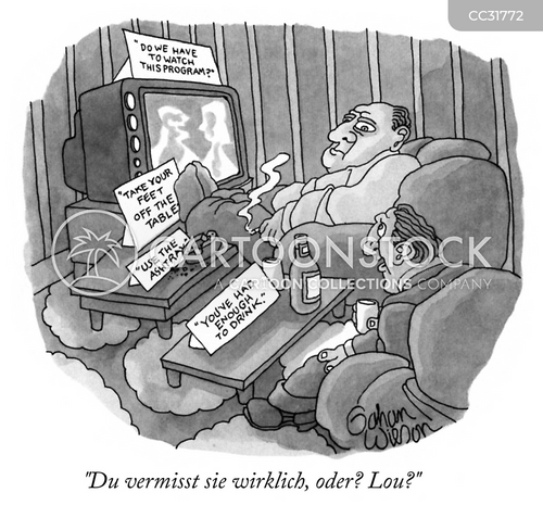 Cartoons und Karikaturen mit Füße Auf Dem Tisch