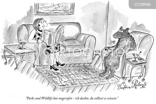 Cartoons und Karikaturen mit Crosstalk