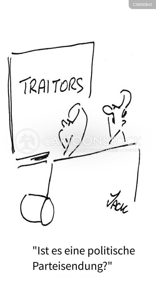 Cartoons und Karikaturen mit Sendung