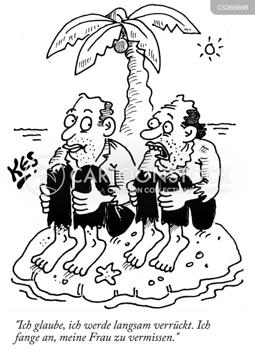 Cartoons und Karikaturen mit Vermissen