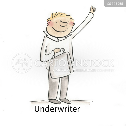 Cartoons und Karikaturen mit Underwriter