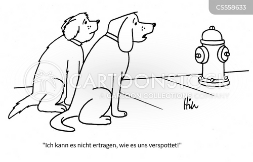 Cartoons und Karikaturen mit Objekt Der Begierde