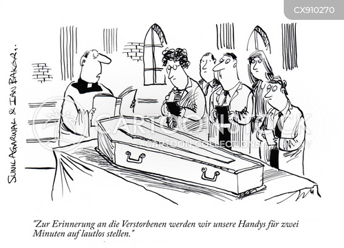 Cartoons und Karikaturen mit Verstorben