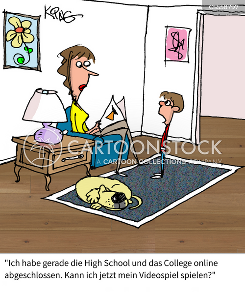 Cartoons und Karikaturen mit Online-college