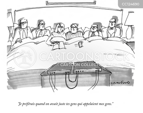 Dessins humoristique et caricaturés avec Couple Influent