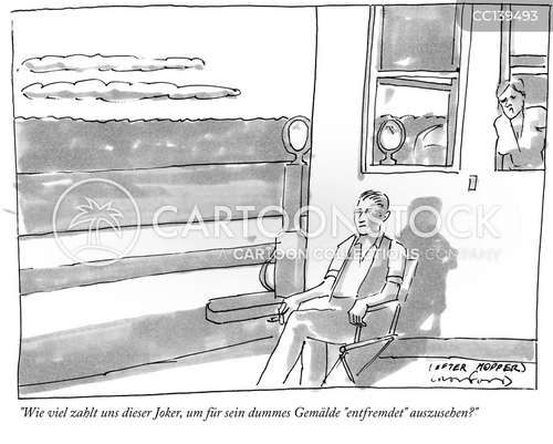 Cartoons und Karikaturen mit Edward Hopper