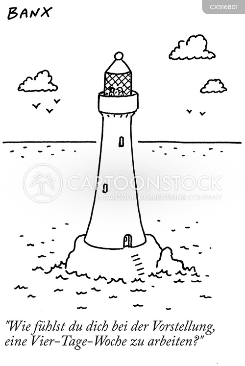 Cartoons und Karikaturen mit Arbeitswochen