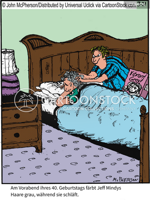 Cartoons und Karikaturen mit 40. Geburtstag