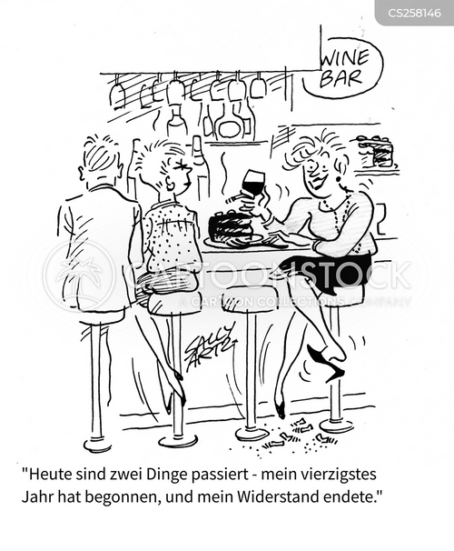 Cartoons und Karikaturen mit Vierziger-geburtstag