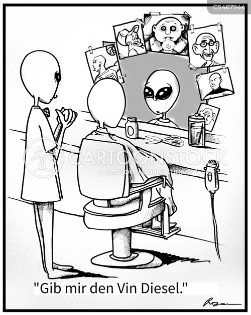 Cartoons und Karikaturen mit Vin Diesel