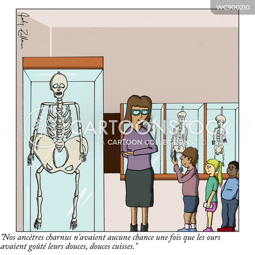 Dessins humoristique et caricaturés avec Squelette