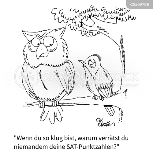 Cartoons und Karikaturen mit Kluge Eule