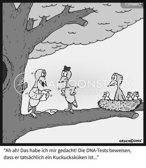 Cartoons und Karikaturen mit Dna Tests