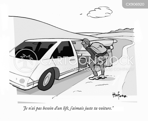Dessins humoristique et caricaturés avec Fait De L'auto-stop