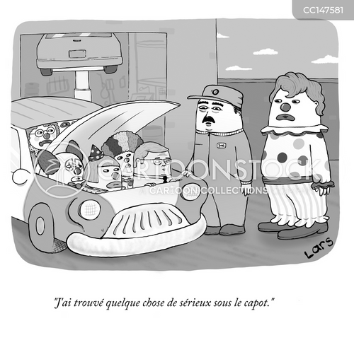 Dessins humoristique et caricaturés avec Problèmes Moteur