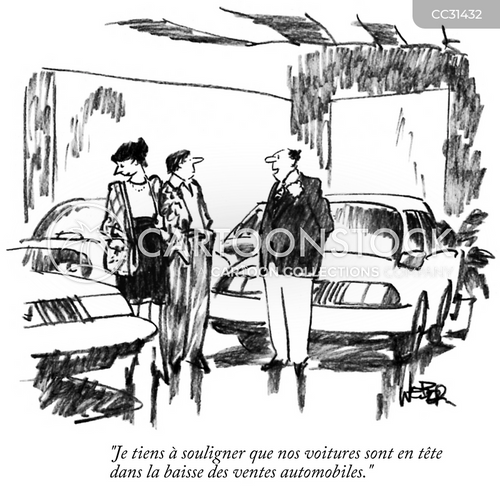 Dessins humoristique et caricaturés avec Projections De Ventes