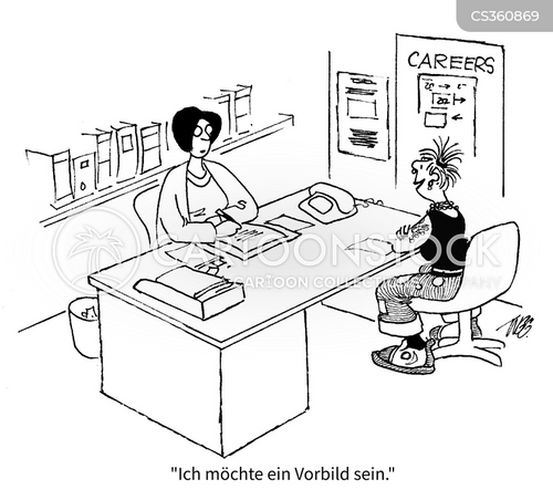 Cartoons und Karikaturen mit Rollenbild