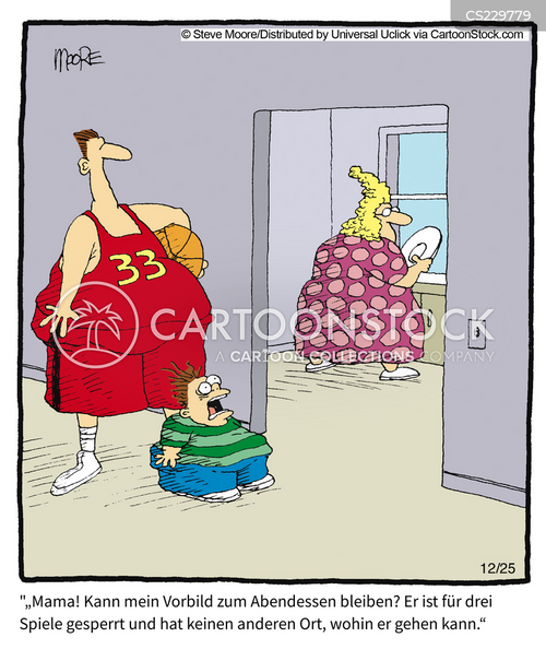 Cartoons und Karikaturen mit Vorbilder