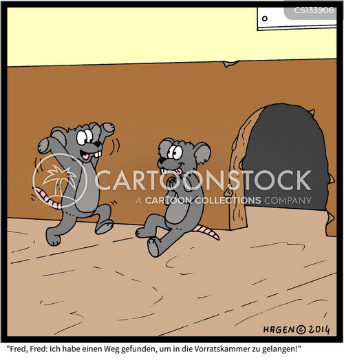 Cartoons und Karikaturen mit Vorratskammer