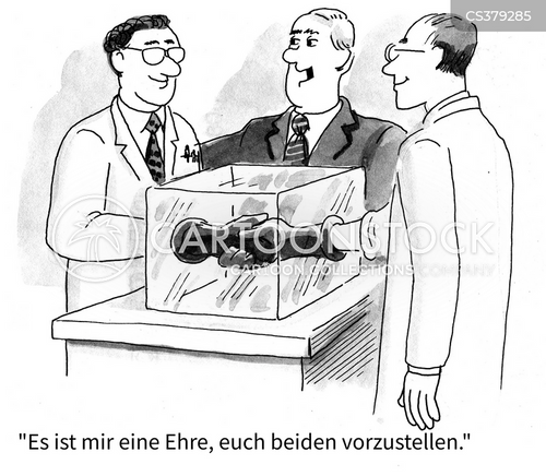 Cartoons und Karikaturen mit Vorstellen