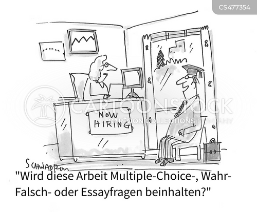 Multiple Choice Cartoons