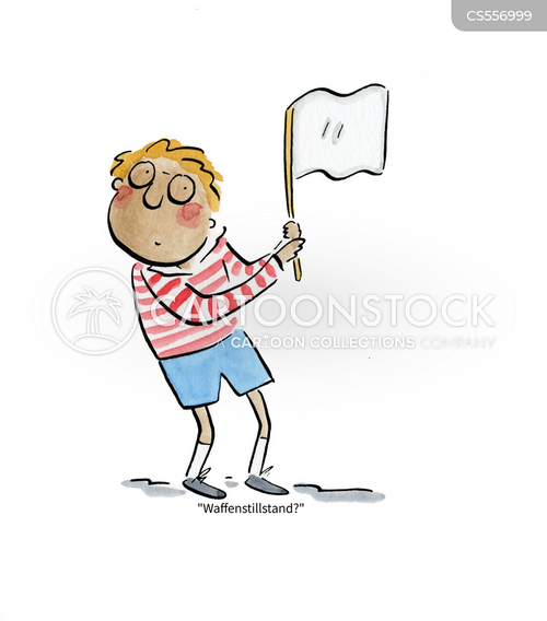 Cartoons und Karikaturen mit Aufruf Zum Frieden