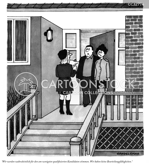 Cartoons und Karikaturen mit Konstruktiver Dialog