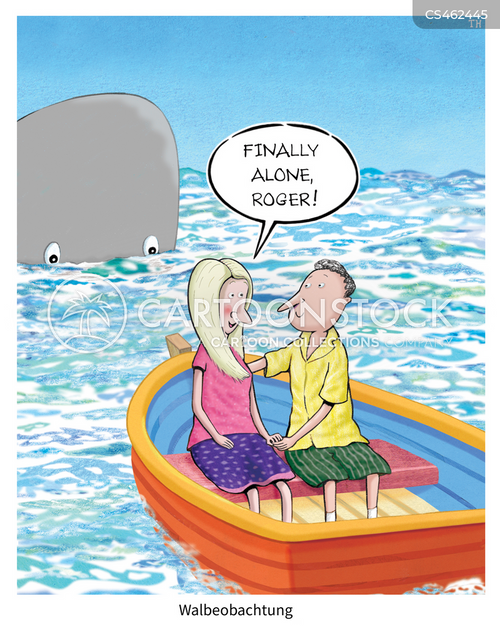 Cartoons und Karikaturen mit Wale