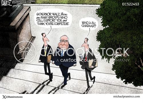 Tim Walz Cartoons and Comics - funny pictures from CartoonStock