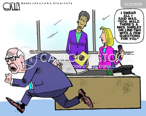 Tim Walz Cartoons and Comics - funny pictures from CartoonStock