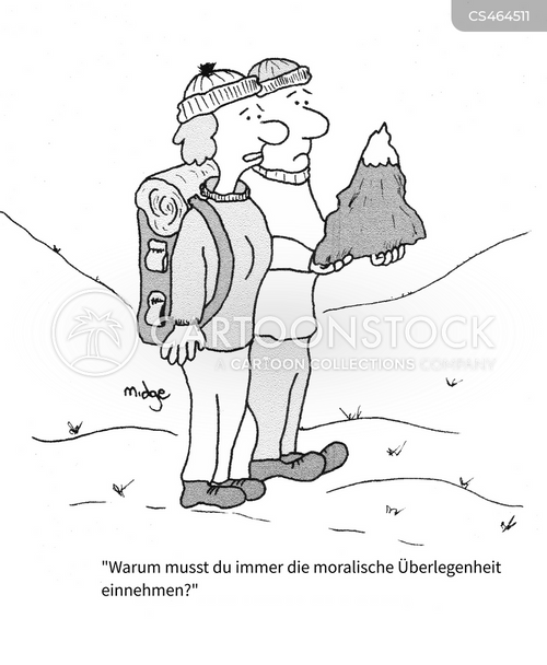 Cartoons und Karikaturen mit Die Oberhand Haben