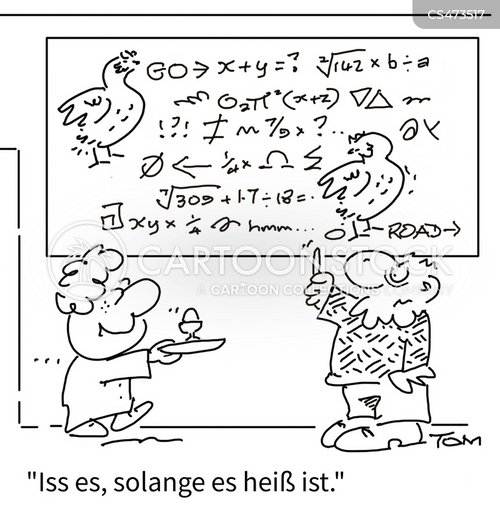 Cartoons und Karikaturen mit Berechnung