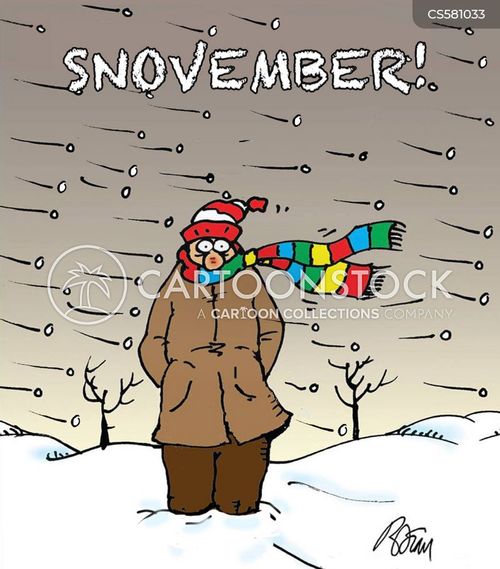 Snow Warning Cartoons and Comics - funny pictures from CartoonStock