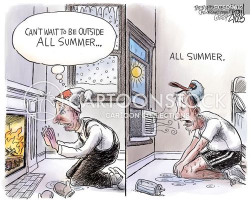 Summer Heat Cartoons and Comics - funny pictures from CartoonStock