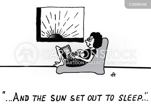 Sunset Metaphor Cartoons and Comics - funny pictures from CartoonStock
